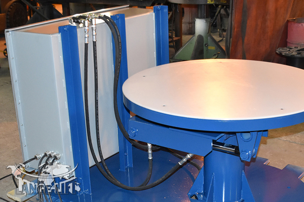 Custom 90º Tilting Lift Table #33368 - Explosion Proof | Lange Lift