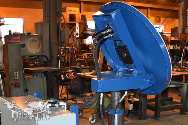 Custom 90º Tilting Lift Table #33368 - Explosion Proof | Lange Lift