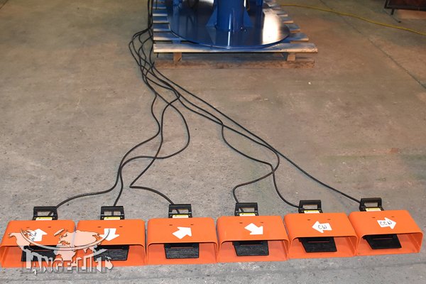 Custom 90º Tilting Lift Table #33368 - Explosion Proof | Lange Lift