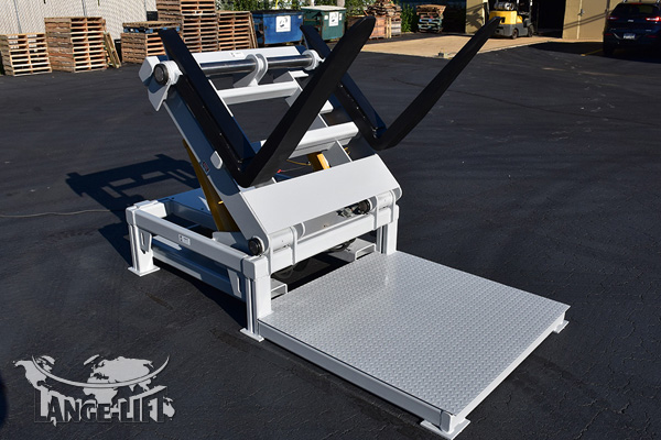 Custom Tilter #33984 - Adjustable Forks - 20,000lbs | Lange Lift