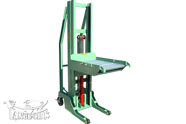 Custom Mobile Lift Cart #29632 - Roller Conveyor | Lange Lift