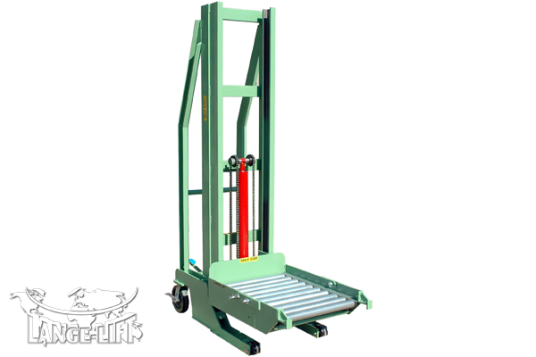 Custom Mobile Lift Cart #29632 - Roller Conveyor | Lange Lift