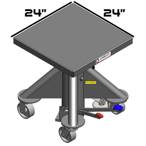 Foot Pump Parts Assembly | Lift Table Parts | Lange Lift