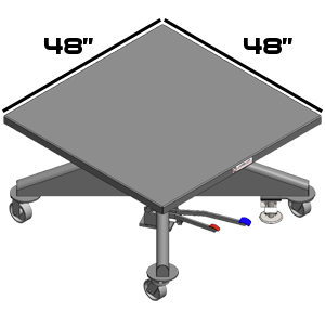 48" Table Replacement Foot Pump - Manual - US Made | Lange Lift