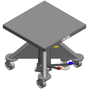 Manual Post Lift Tables | Square | Lange Lift Company