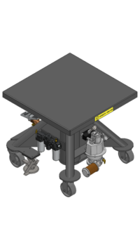 30-inch Hydraulic Lift Table - Air Powered - US Made | Lange Lift
