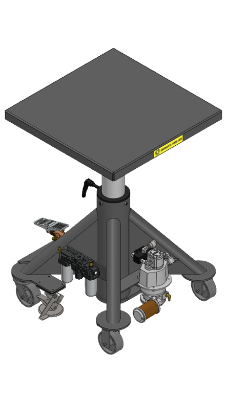 30-inch Hydraulic Lift Table - Air Powered - US Made | Lange Lift