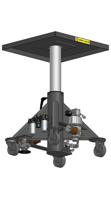 30-inch Hydraulic Lift Table - Air Powered - US Made | Lange Lift