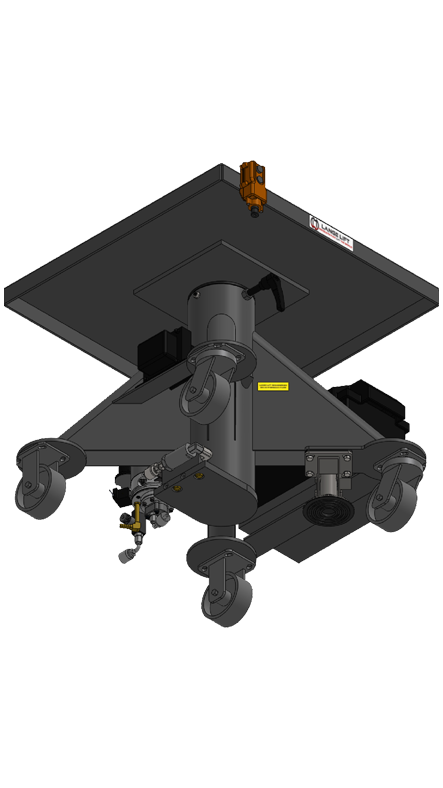 48-inch Hydraulic Lift Table - Battery Powered - US Made | Lange Lift