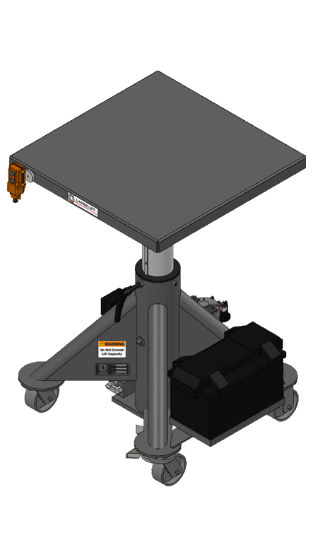 30-inch Hydraulic Lift Table - Battery Powered - US Made | Lange Lift