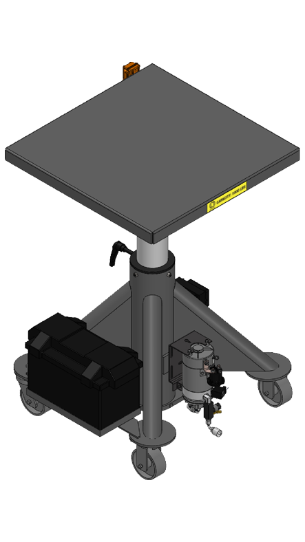 24-inch Hydraulic Lift Table - Battery Powered - US Made | Lange Lift