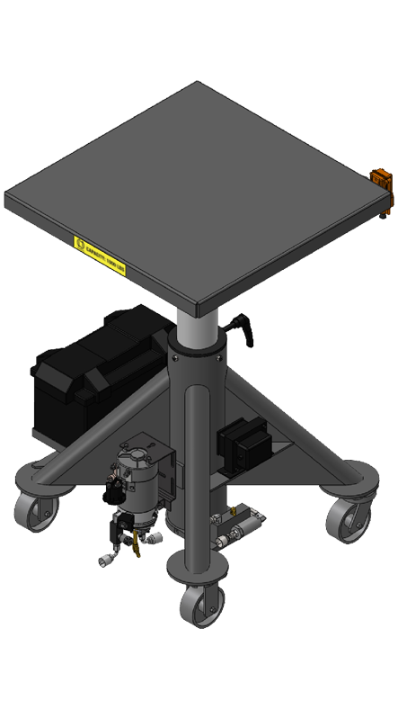 48-inch Hydraulic Lift Table - Battery Powered - US Made | Lange Lift