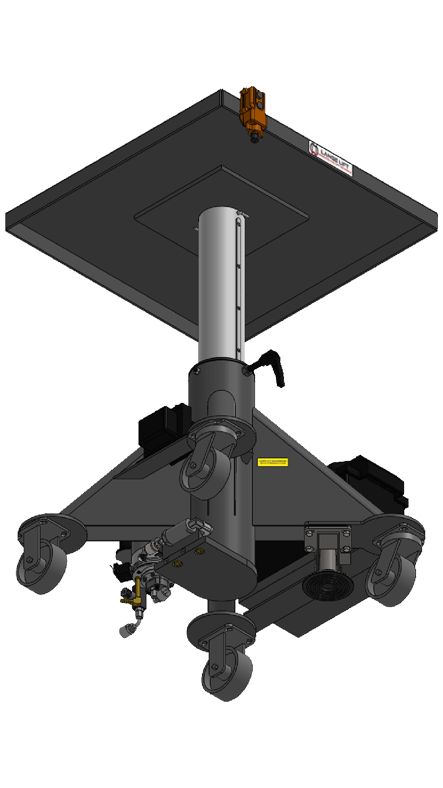 48-inch Hydraulic Lift Table - Battery Powered - US Made | Lange Lift