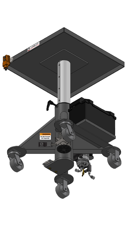 48-inch Hydraulic Lift Table - Battery Powered - US Made | Lange Lift