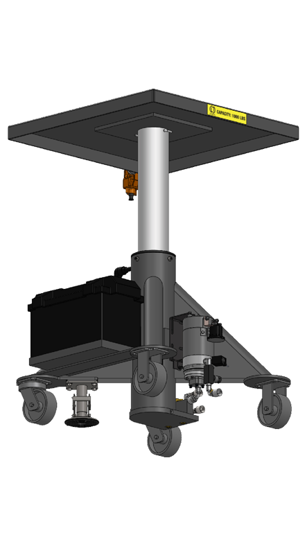 24-inch Hydraulic Lift Table - Battery Powered - US Made | Lange Lift