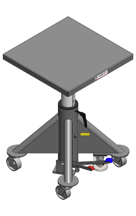 30-inch Hydraulic Lift Table - Manual Foot Pump - US Made | Lange Lift
