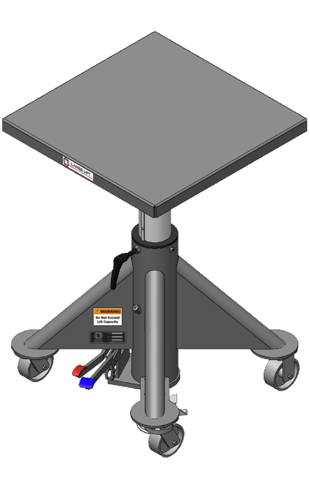 30-inch Hydraulic Lift Table - Manual Foot Pump - US Made | Lange Lift