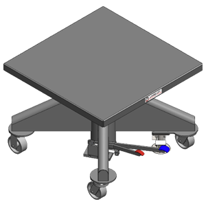 Manual Post Lift Tables | Square | Lange Lift Company