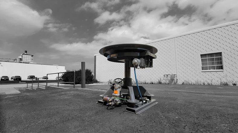 Custom Air Powered Lift & Rotate Hydraulic Table #38220