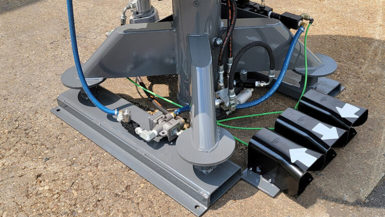 Custom Air Powered Lift & Rotate Hydraulic Table #38220