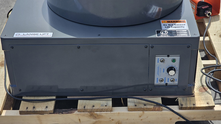 Air Powered, Pneumatic Clamping Turntable for Custom Parts