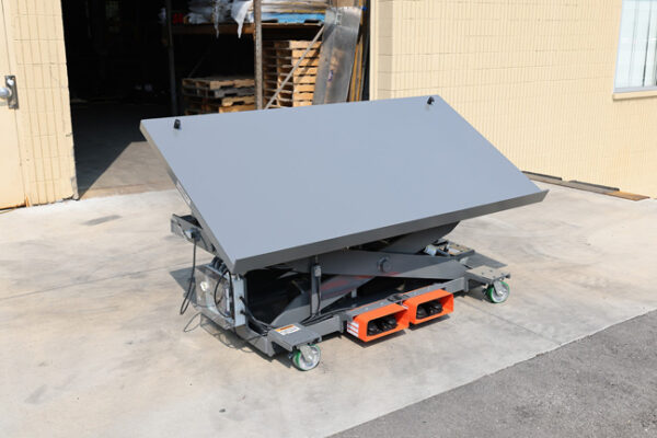 Custom Hydraulic Tilting Scissor Lift for Aerospace | Lange Lift