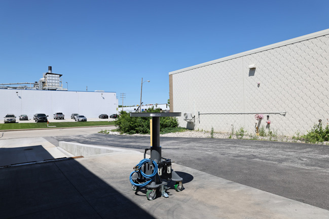 Modified Air Powered Hydraulic Lift Table #40567 for Aerospace