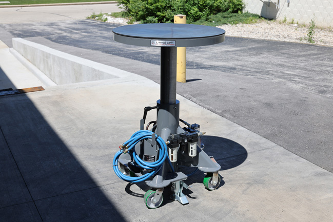 Modified Air Powered Hydraulic Lift Table #40567 for Aerospace