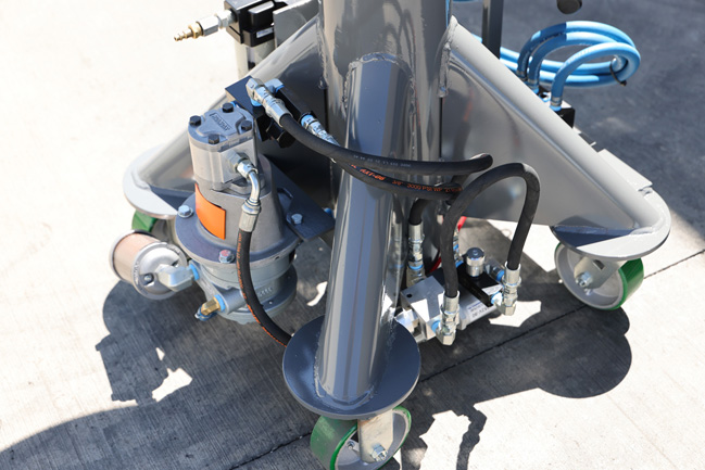 Modified Air Powered Hydraulic Lift Table #40567 for Aerospace