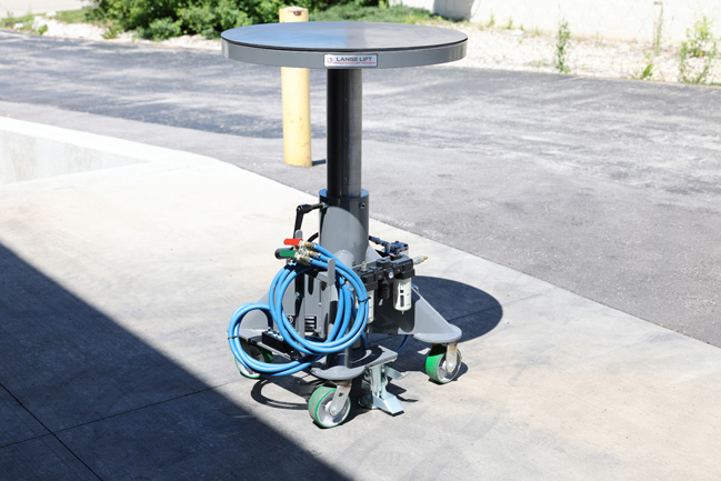 Modified Air Powered Hydraulic Lift Table #40567 for Aerospace
