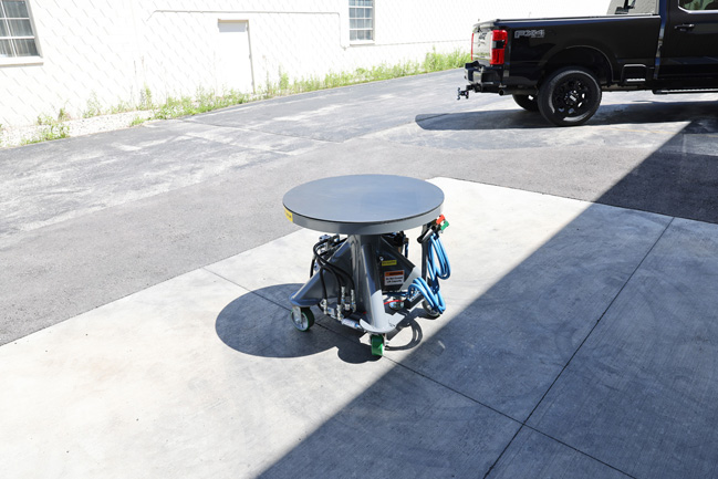 Modified Air Powered Hydraulic Lift Table #40567 for Aerospace