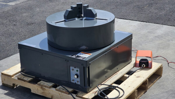 Air Powered, Pneumatic Clamping Turntable for Custom Parts