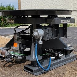 Custom Air Powered Lift & Rotate Hydraulic Table #38220