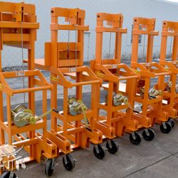 Custom Mobile Lift Cart #33271-76 - Hand Winch | Lange Lift